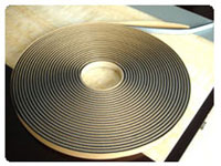 Butyl Rubber Sealing Strip Warm Edge Spacer , Insulated Glass Swiggle ...