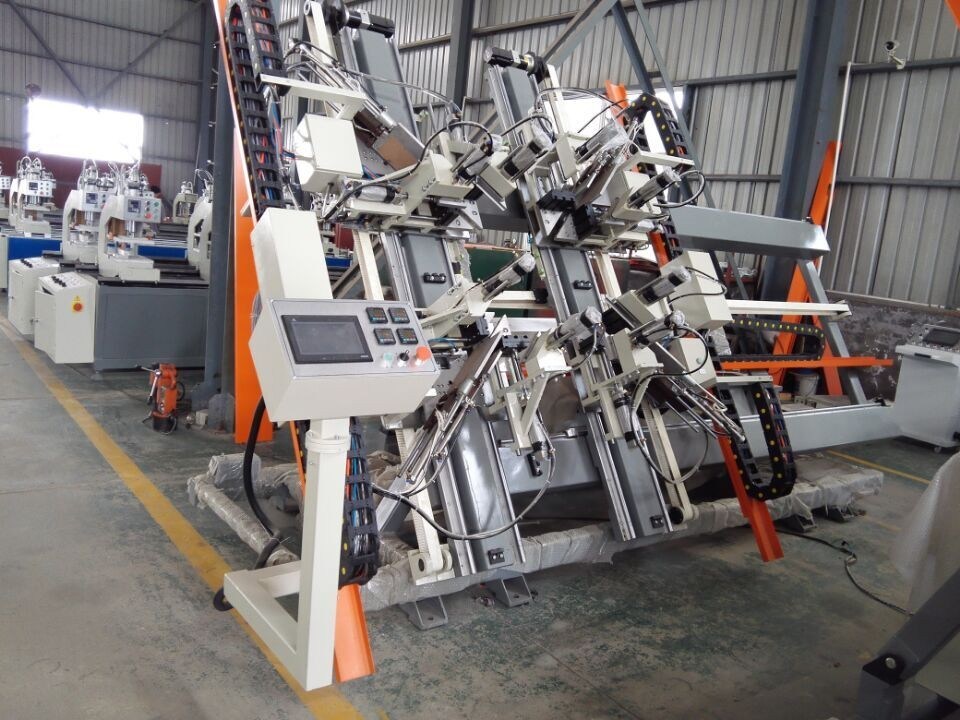 Automated CNC Vertical PVC Window Four Point Welding Machine,CNC Four ...