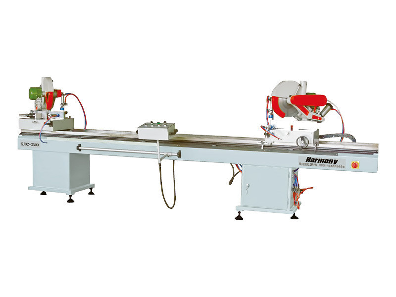 Double Head Mitre Saw for Window and Door Production UPVC Window Machine