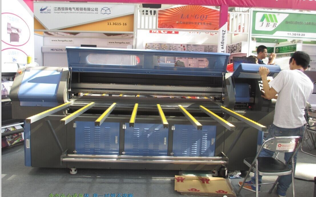 Epson DX5 Flatbed Roll To Roll Digital Printing Machine For Photo Paper ...