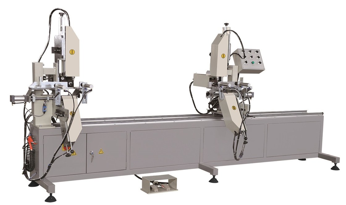 Two Axis Automatic Slot CNC Router Milling Machine , Vinyl Window Door ...