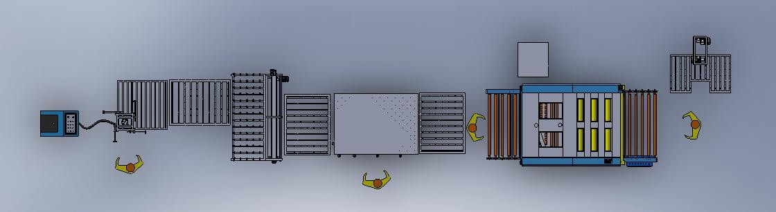 Stably Warm Edge Spacer Insulating Glass Production Line With Tilting ...