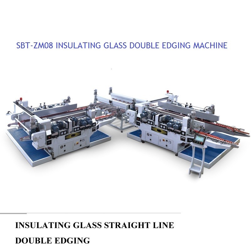 Insulating Glass Straight Line Glass Double Edger Machine High ...